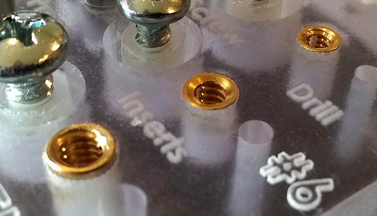 ProJet MJP 2500 Press Fits and Inserts